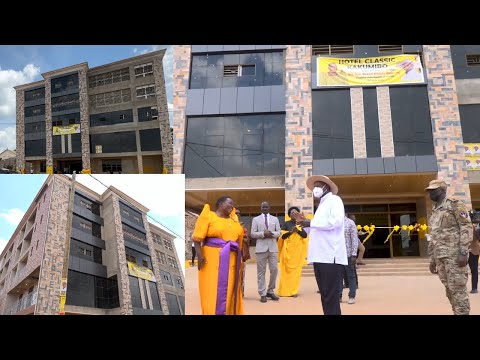 Museveni opens, enters Nabbanja's Hotel Classic Kakumiro, reveals why she's appointed Prime Minister