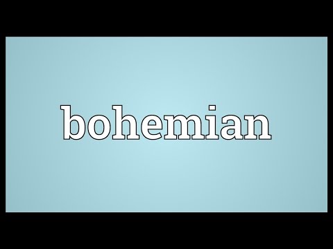 Bohemian Meaning