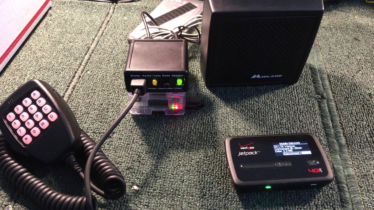 Allstarnodes.com Allstar radio less node Version 2 update AB7BS