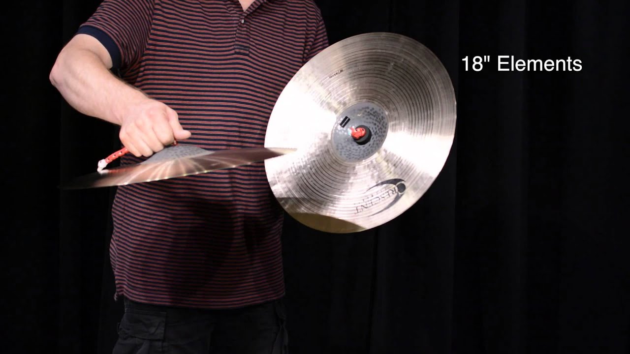Crescent Elements Series cymbals as Piatti