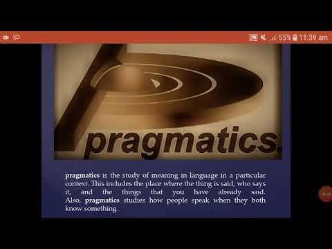 #fouraspectsofpragmatics #speechacts #typesofspeechacts Pragmatics and linguistics