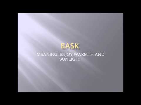 Meaning and Pronunciation of BASK