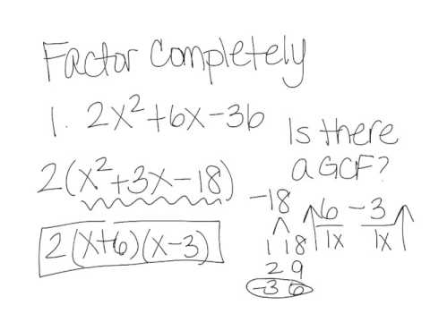 Factor completely