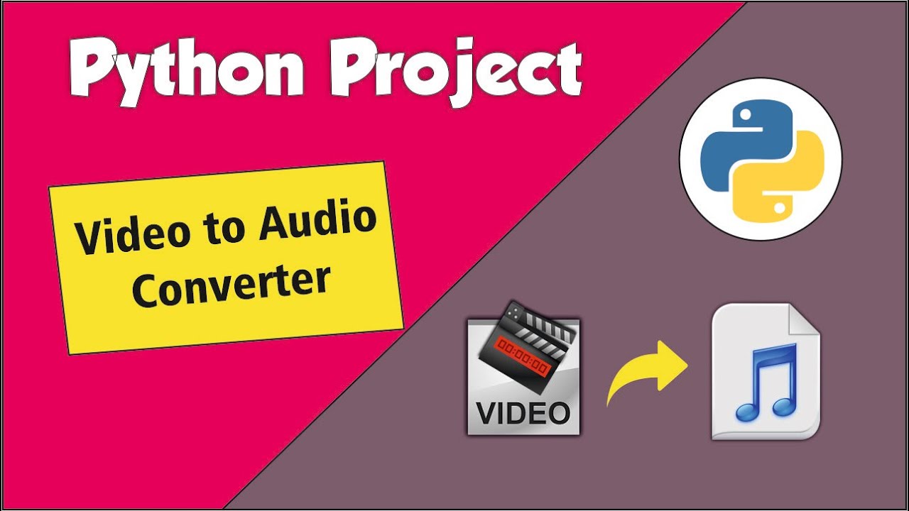 Video To Audio Converter in Python || My Geek Helper