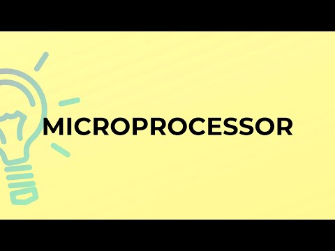 What is the meaning of the word MICROPROCESSOR?