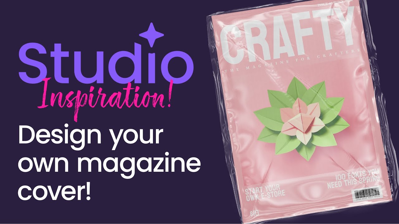 Studio Tutorial: How to Design Your Own Magazine Cover | Easy Beginners Graphic Design Tutorial 🤩