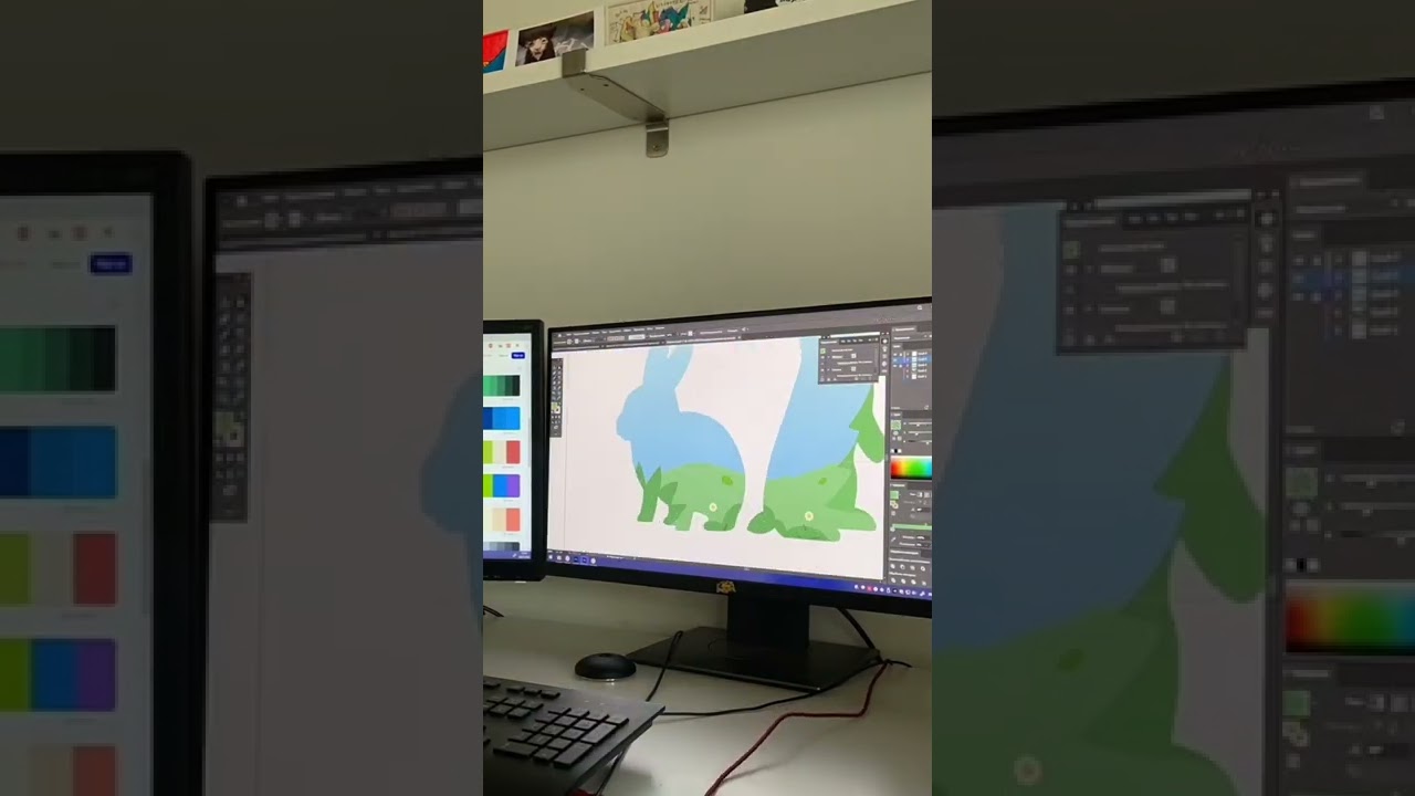 Animal vector illustration / Adobe Illustrator 🐰
