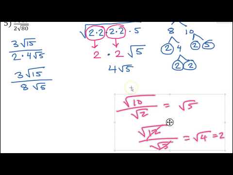 Simplifying Radical Expressions by Rationalizing the Denominator