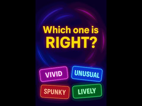 Only Geniuses Pick the Right Synonym in 5 Seconds!