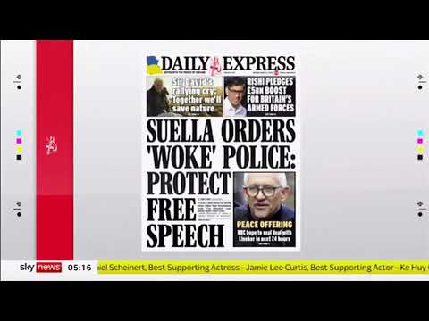 Doctors' Strike, AUKUS & newspapers (UK) 13/March/2023
