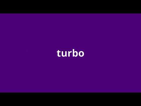 what is the meaning of turbo.