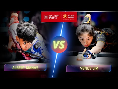 AJ MANAS VS VENUS LIM | 2024 HANOI OPEN #billiards #nineball #9ballpool #highlights