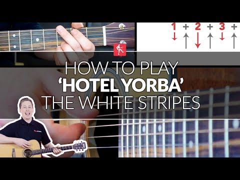 How to Play Hotel Yorba By The White Stripes - Guitar Lesson (Beginners)