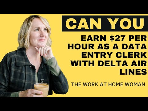 Can You Earn $27 Per Hour Working at Delta Airlines as a Data Entry Clerk?