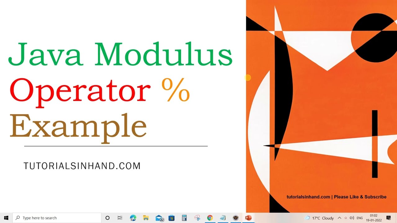 Java modulus operator example | java modulus calculator