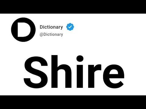 Shire Meaning In English