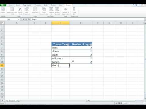 Creating linked tables for editing data in #MS Gemini self-service business intelligence