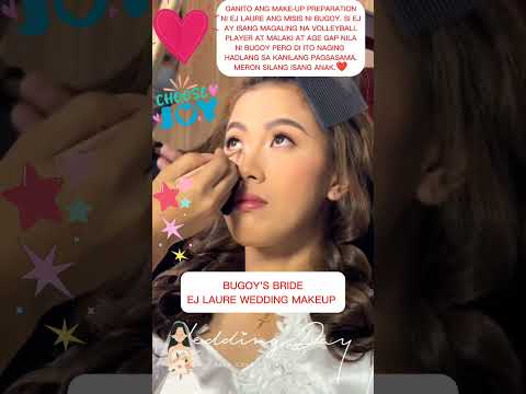 CONGRATS! BUGOY CARIÑO AT EJ LAURE WEDDING MAKEUP SWEET COUPLE. #bugoy #wedding #short #shorts