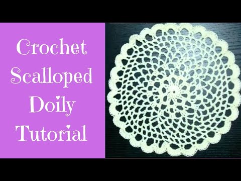 How To Crochet A Doily Tutorial for Beginners