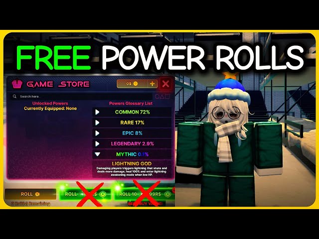 How to get Power Rolls in Ink Game