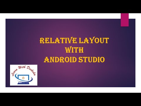 Relative Layout- How to create Relative Layout with example (Android Studio) | Android Tutorial-Java