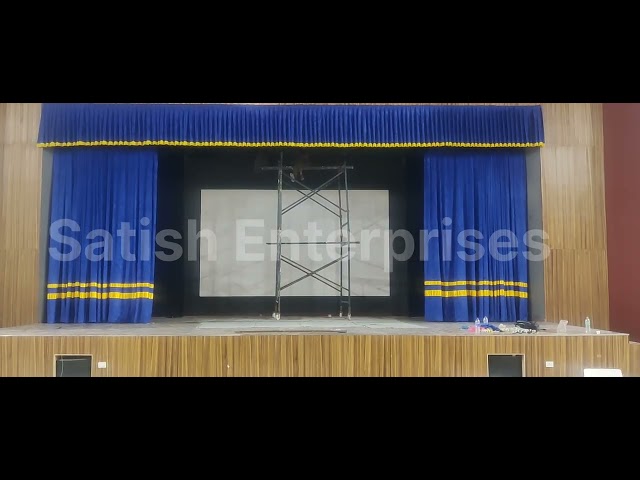 Stage Curtain For Auditoriums - Auditorium Motorised Stage Curtains ...