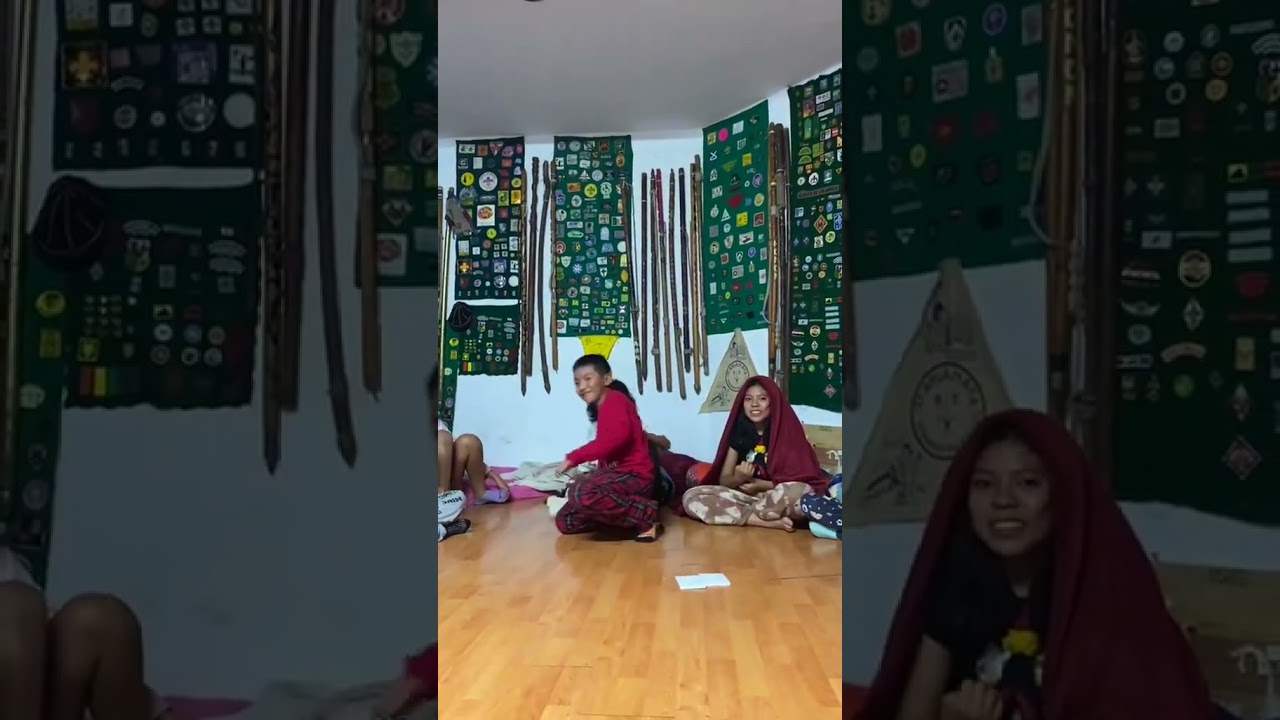 Noche de lobitos 🐺💛 #manada #scout #pijamada #pijama #soyscout #actividadesinfantiles