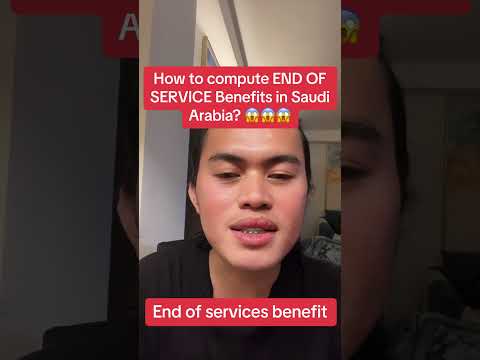 How to compute end of service benefits in Saudi Arabia ?