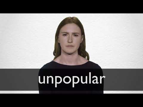 UNPOPULAR definition and meaning | Collins English Dictionary