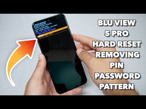BLU View 5 Pro Hard Reset Removing PIN, Password, pattern No PC