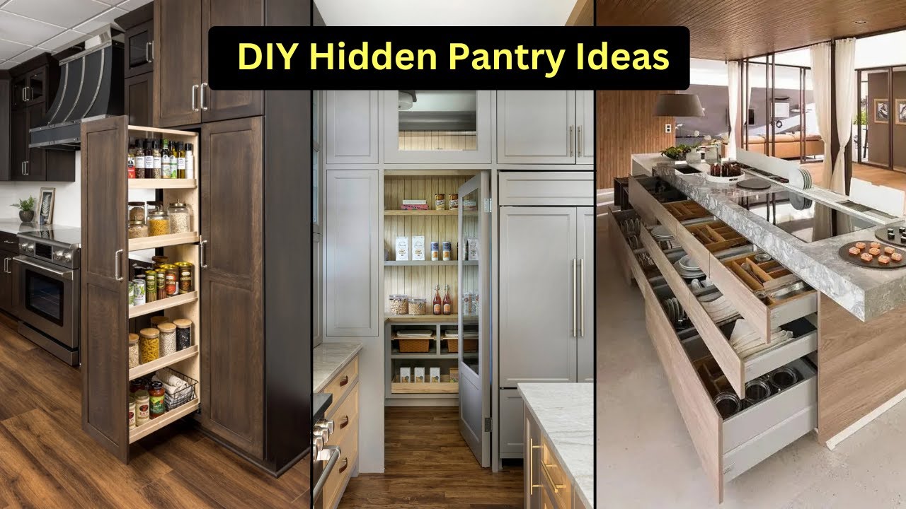DIY Hidden Pantry Ideas for Small Kitchens – Maximize Space Like a Pro!