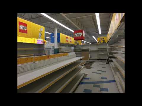 Empty Toys R us but it's just a burning memory