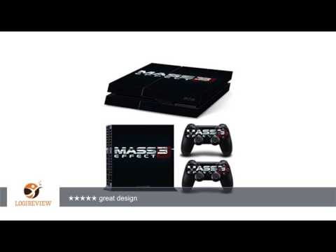 Sony PlayStation 4 Skin Decal Sticker Set - Mass Effect 3 (1 Console Sticker + 2 Controller