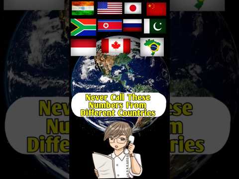 Do You Know Never Call These Numbers From Different Countries !! #sorts #nevercallnumber #worldmedia