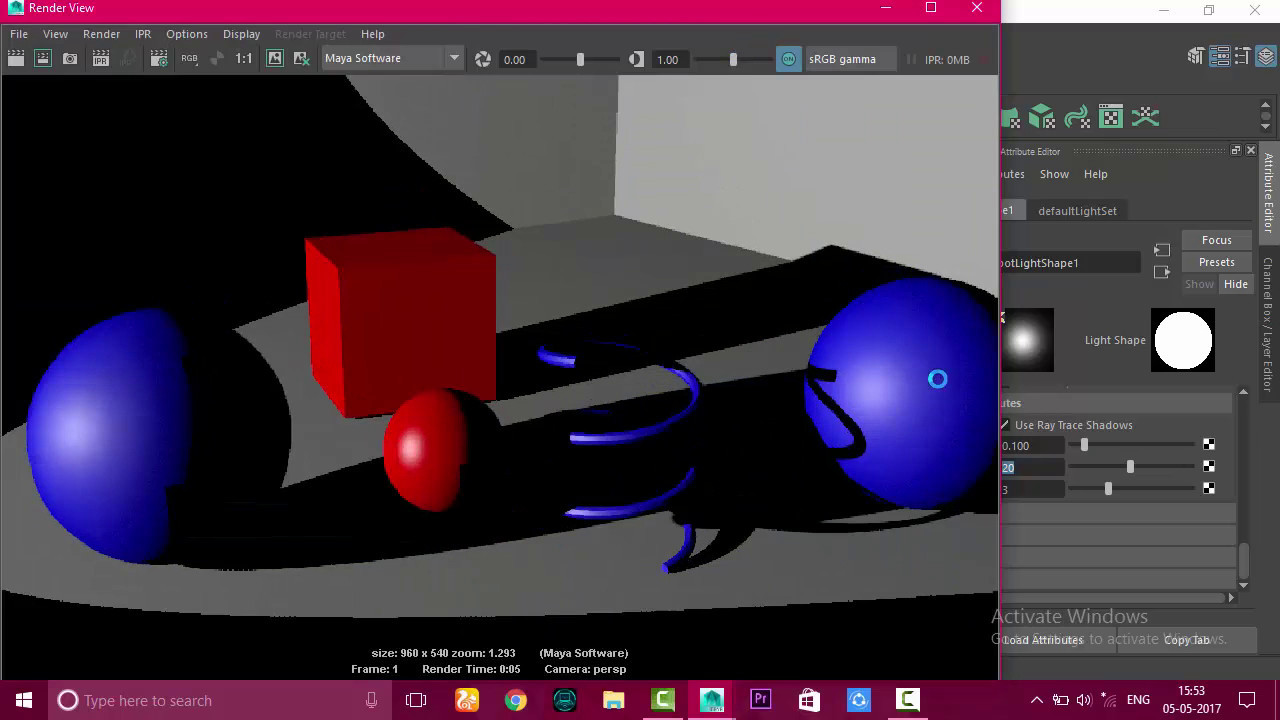 autodesk maya LIGHT SHADOW