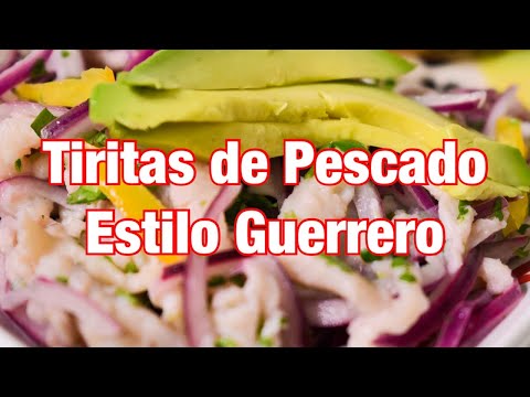 Tiritas de Pescado Estilo Guerrero (Cocinando con Carmelita)