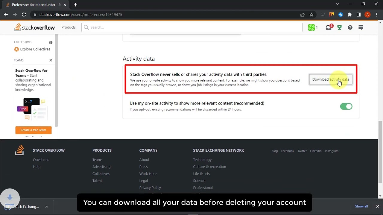 How To Delete Stack Overflow Account Permanently