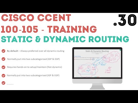 Cisco - CCENT/CCNA R&S (100-105) - Static and Dynamic Routing .30