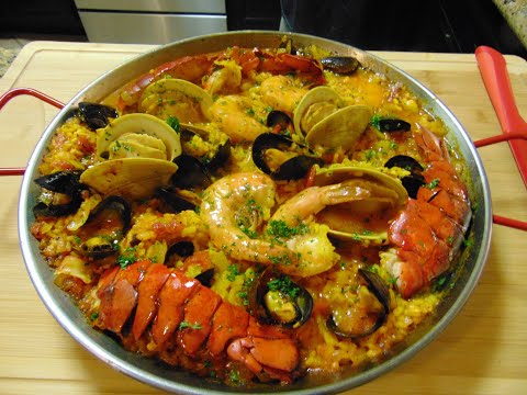 Beautiful Spanish Seafood Paella