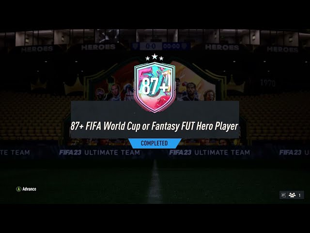 FIFA 23 87+ World Cup or Fantasy FUT Hero SBC: How to complete, expected cost, and more