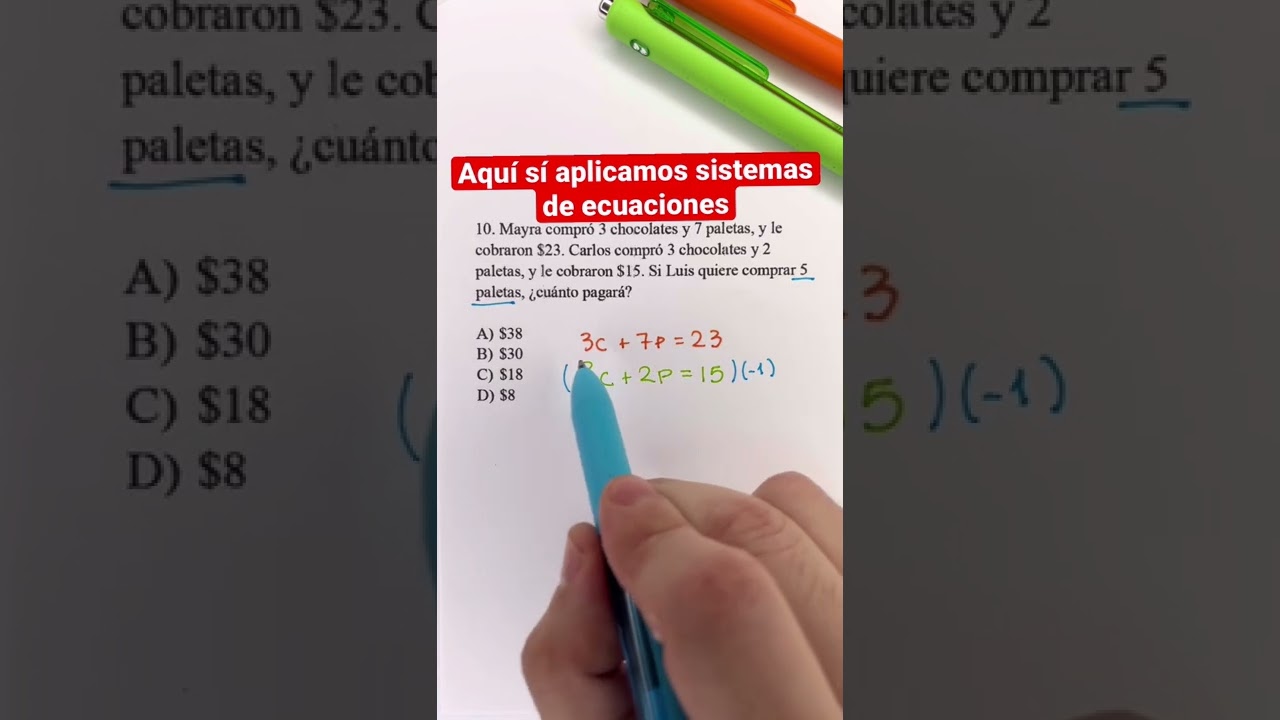 Equation criteria - e.g. 10 - system of equations does apply here 😱 - #learnathome #algebra
