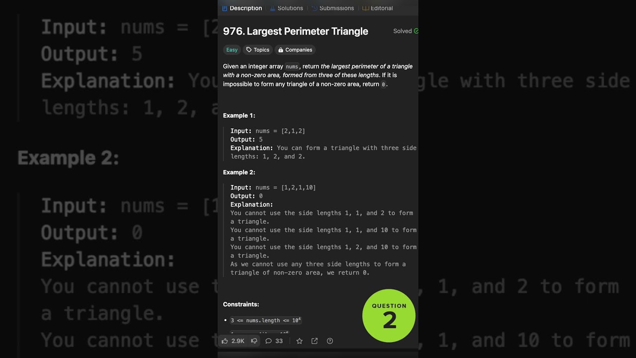DAY 28/100: 100 Days Of Code & DSA Challenge..... #100dayschallenge #leetcode #coding #dsa