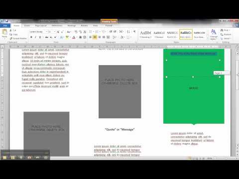 MS Word Brochure Template