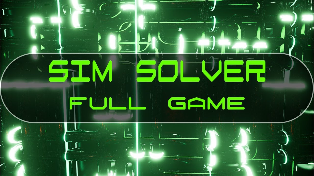 Sim Solver: Full Game