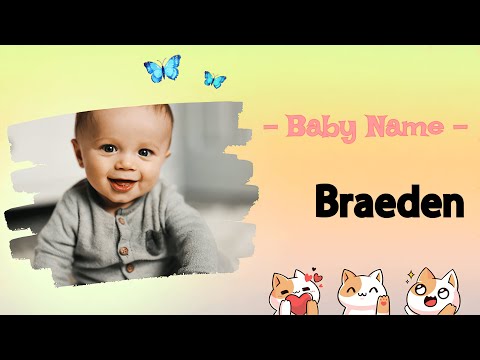 BRAEDEN | Braeden name meaning | Boy Name Meaning | Salmon (2023)