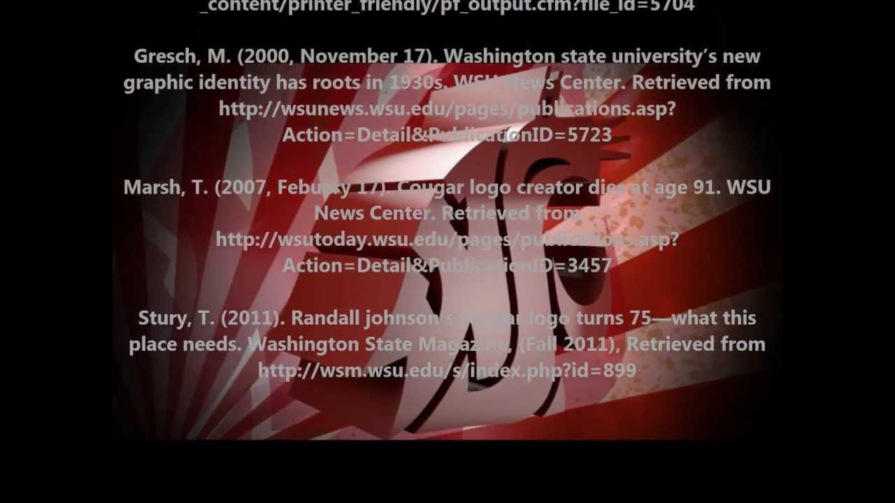 History of the WSU Logo