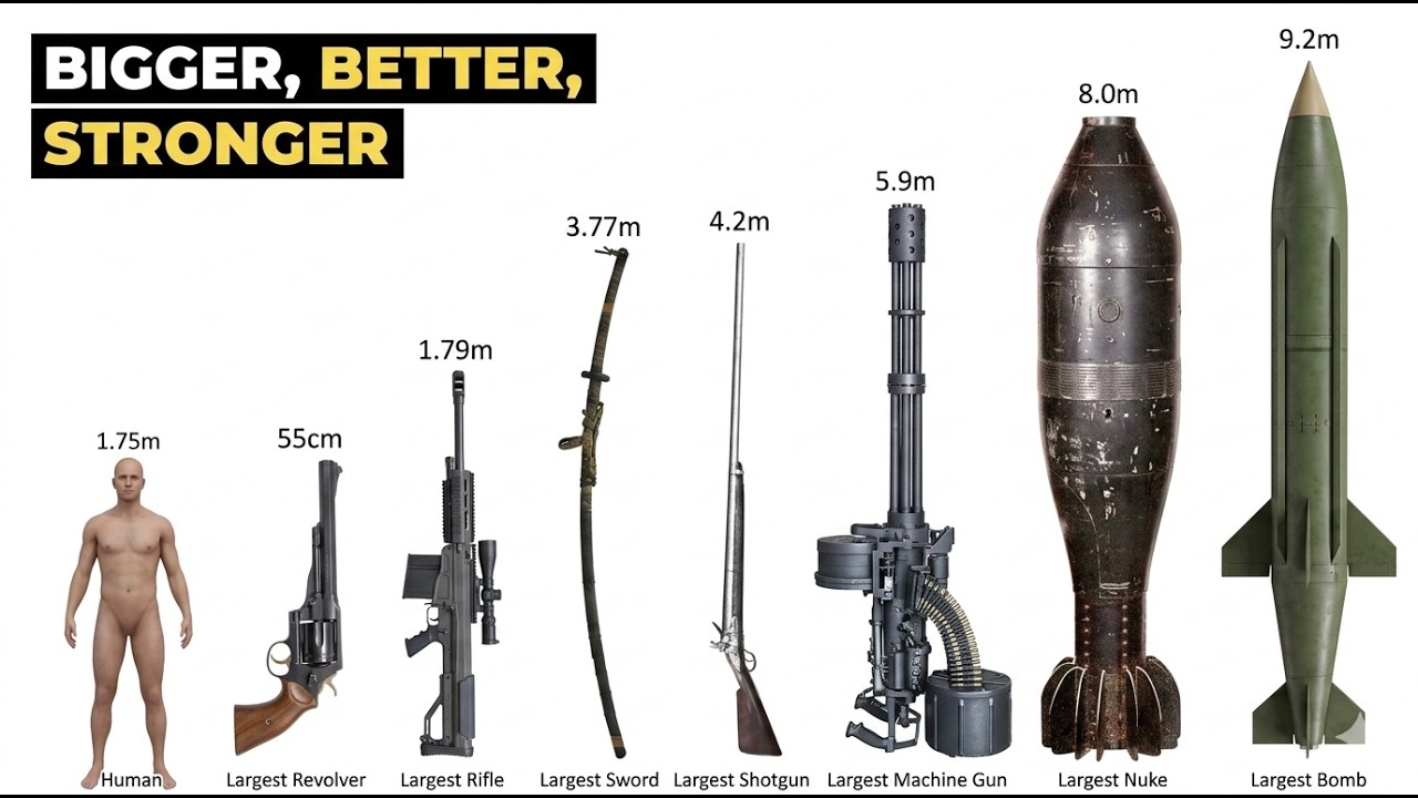 Every Largest Weapon In Each Category Explained!