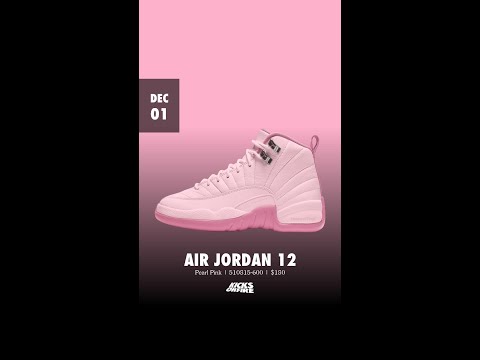Air Jordan 12 GS Pearl Pink - December 1, 2025