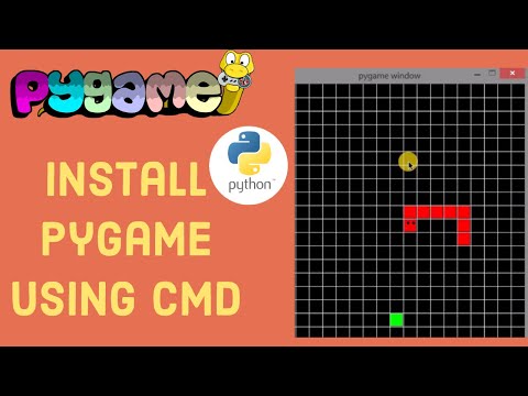 Install PyGame Using CMD | With Snake Game Tutorial (Windows)