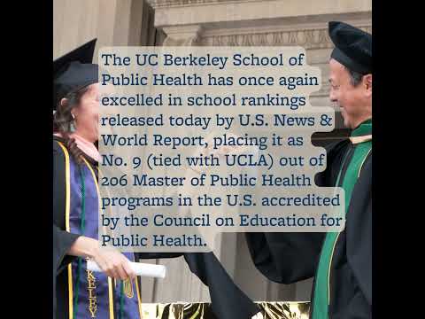 US News ranks Berkeley Public Health in the top 10 public health schools in the US